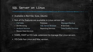 What's new in SQL Server 2017 | PPTX