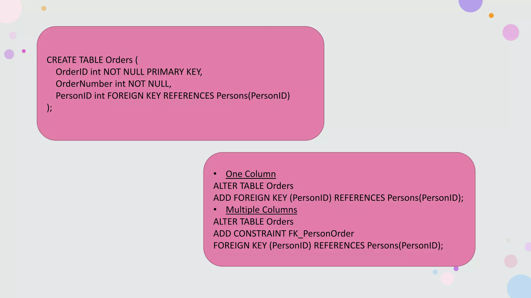 Sql Constraints | PPTX