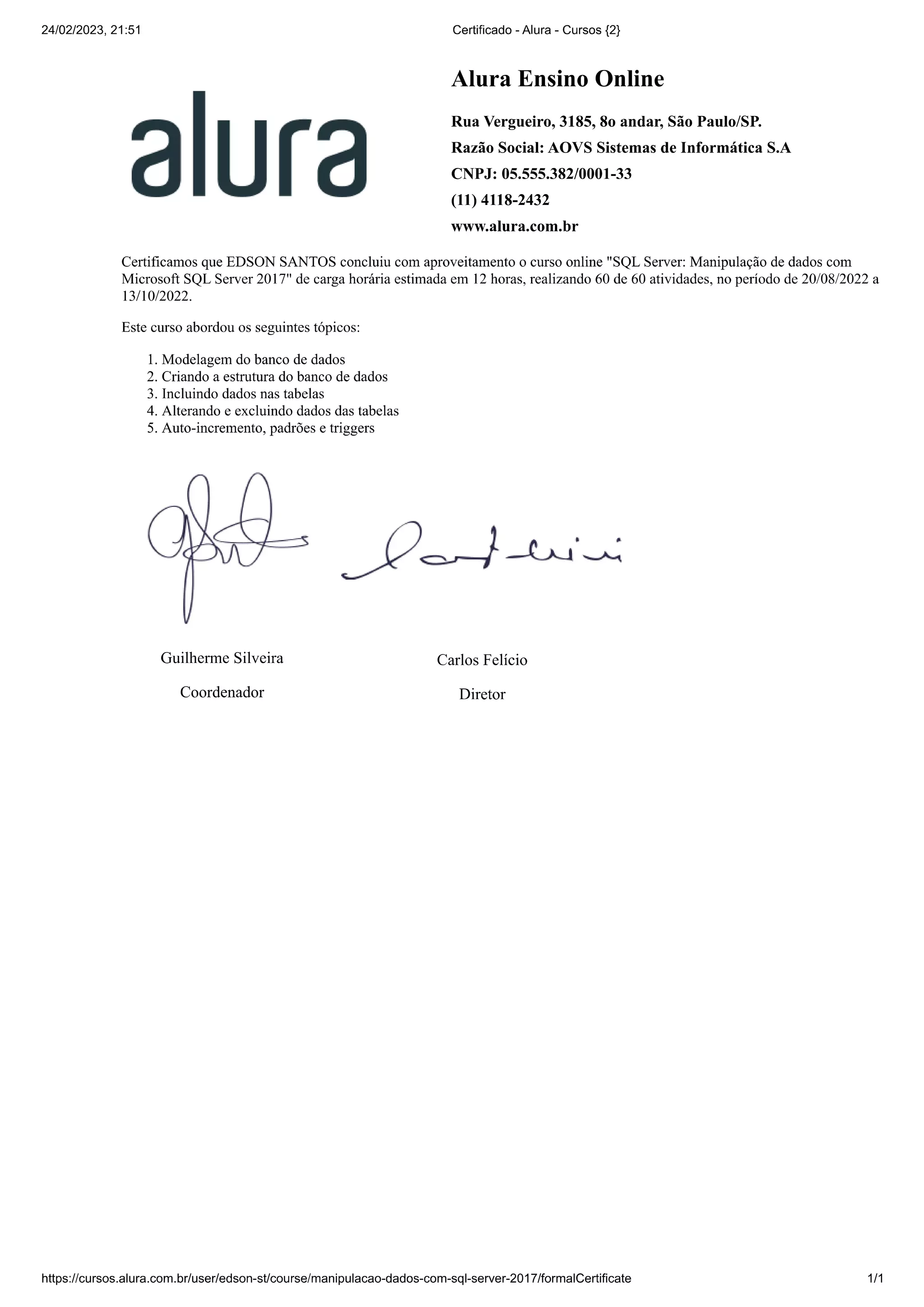 Microsoft SQL Server 2017 | PDF