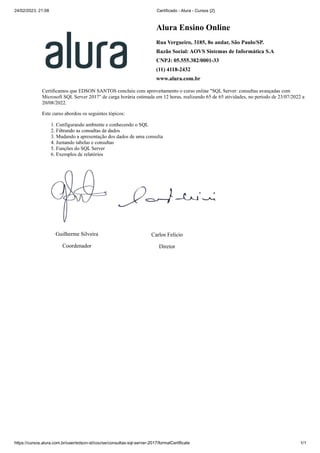 Microsoft SQL Server 2017 | PDF