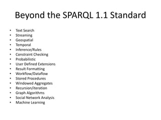Is there a SQL for NoSQL? | PPT