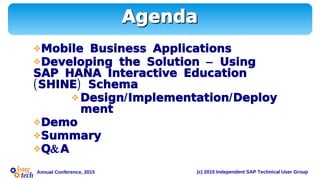 Synchronizing Data in SAP HANA Using SAP SQL Anywhere | PPT