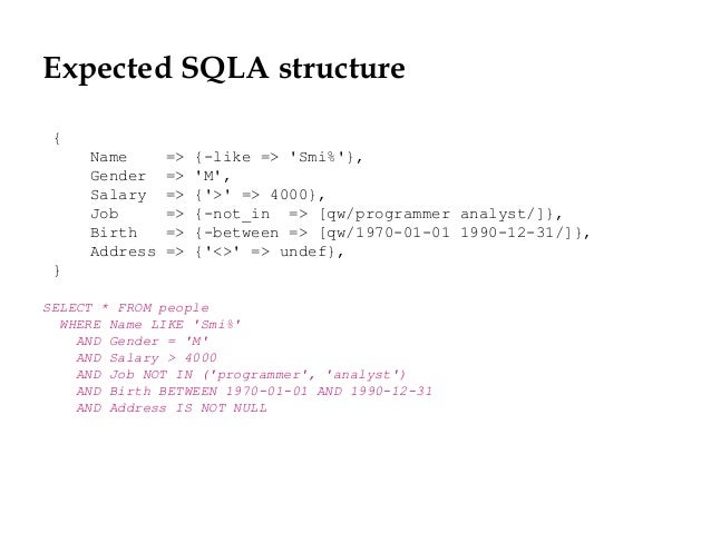Sql abstract from_query