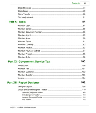 SQL Accounting Software User Manual | PDF