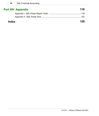 SQL Accounting Software User Manual | PDF