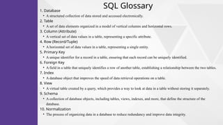SQL things ace series of the thing useful | PPT