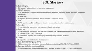 SQL things ace series of the thing useful | PPT