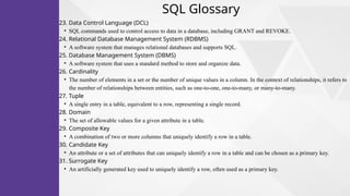 SQL things ace series of the thing useful | PPT