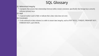 SQL things ace series of the thing useful | PPT