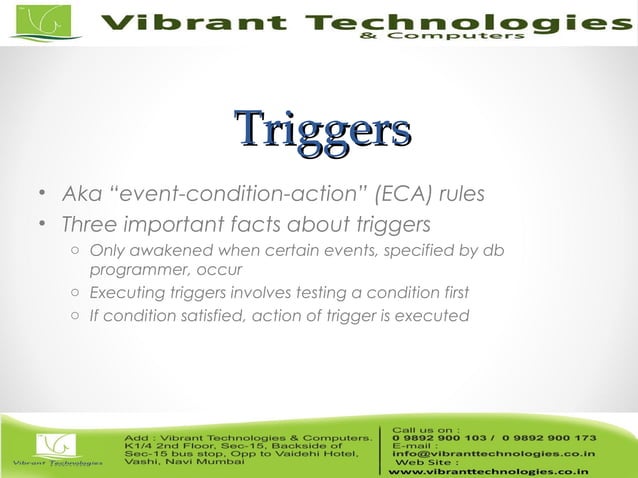 SQL- Introduction to advanced sql concepts | PPT