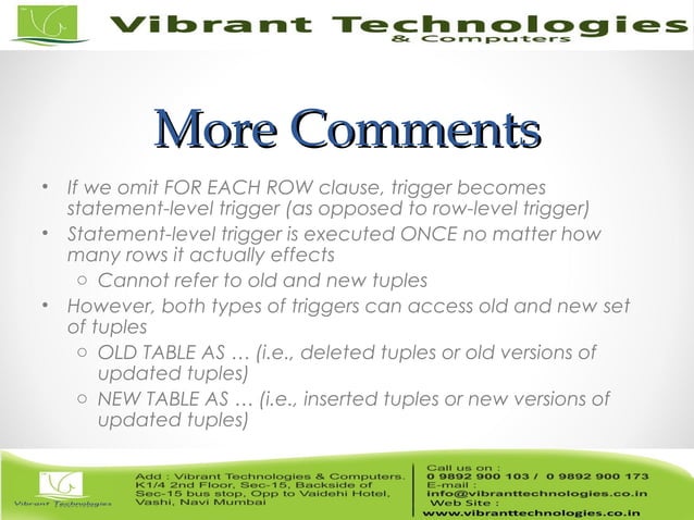 SQL- Introduction to advanced sql concepts | PPT