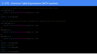 Sql analytic queries tips | PPT