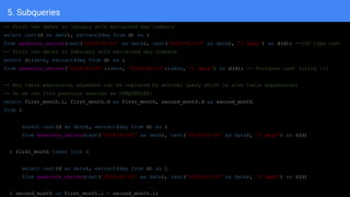Sql analytic queries tips | PPT