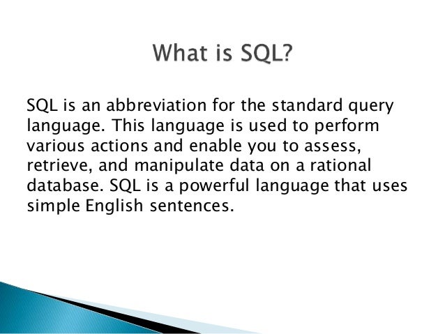 SQL Assessment Test | PPTX