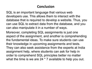 What Does SQL Mean on A Website | PPTX | Databases | Computer Software and Applications