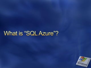 Sql azure database under the hood | PPT