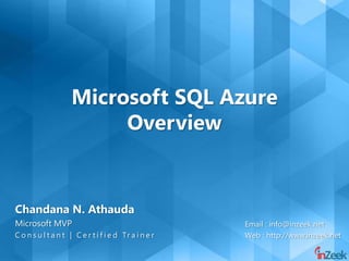 SQL Azure Overview | PPT