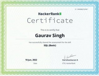 SQL by Hackerrank | PPT