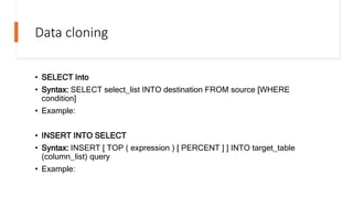 SQL: Introduction and its Basic Commands | PPTX