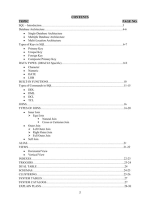 SQL, Oracle, Joins | DOCX