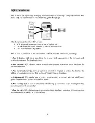 SQL, Oracle, Joins | DOCX | Databases | Computer Software and Applications