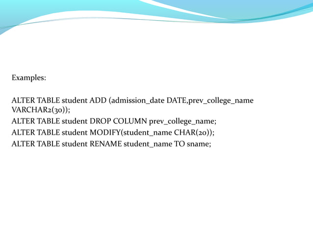 Sql basics and DDL statements | PPT