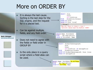 Sql Basic Selects | PPTX