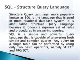 Sql basic things | PPTX