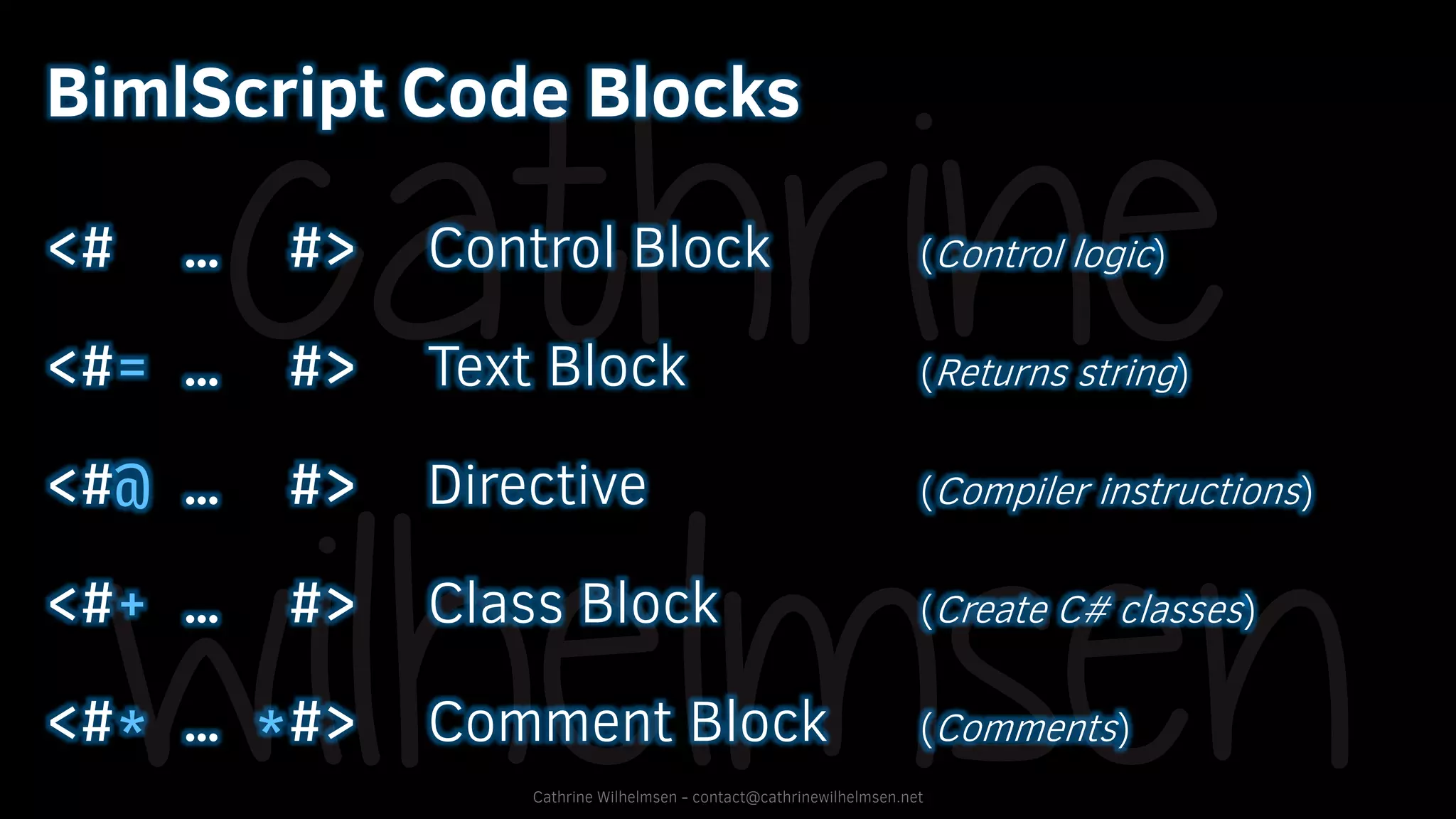 Level Up Your Biml: Best Practices and Coding Techniques (SQLBits 2018) | PPT