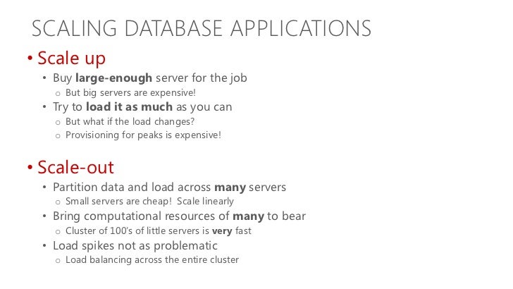 Sqlbits X Scaling Out With Sql Azure Federations