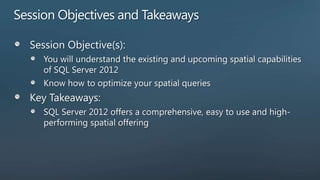 SQLBits X SQL Server 2012 Spatial | PPT