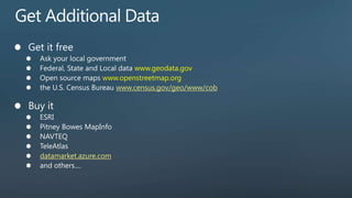 SQLBits X SQL Server 2012 Spatial | PPT