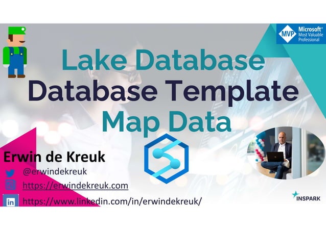 Lake Database Database Template Map Data in Azure Synapse Analytics | PPT