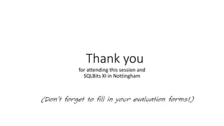 Moves Like Jagger - Upgrading to SQL Server 2012 (SQLBits XI Edition) | PDF