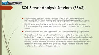 Sql business intelligence | PPTX