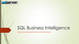 Sql business intelligence | PPT