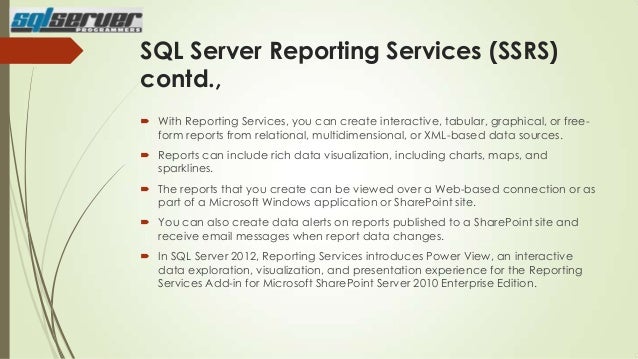 Sql business intelligence