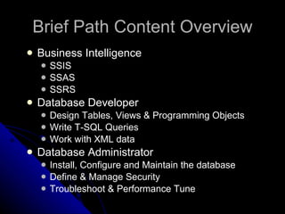 SQL Server 2008 Certifications | PPT