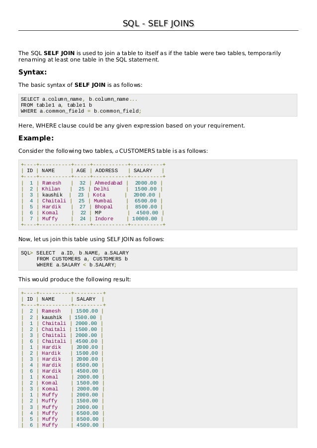 Sql Complete Tutorial All Topics Covered