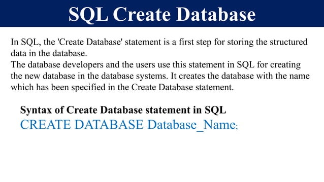 SQL Create Database.pptx