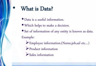 QSpiders - SQL (Data Base) | PPTX | Databases | Computer Software and ...