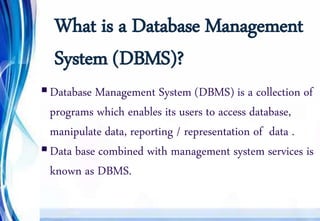 QSpiders - SQL (Data Base) | PPTX