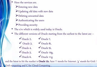 QSpiders - SQL (Data Base) | PPTX