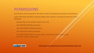 Sql database audit | PDF