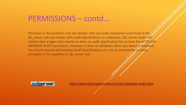 Sql Database Audit Pdf Databases Computer Software And Applications