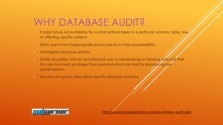 Sql database audit | PDF