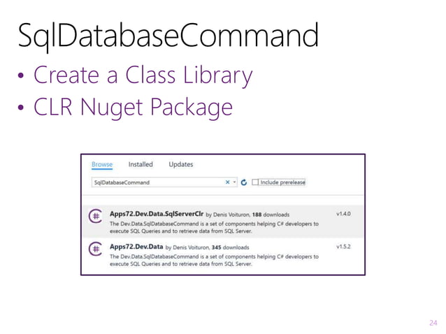 Devfm 20 Sqldatabasecommand Un Simple Object Mapping Toolkit Ppt 0286