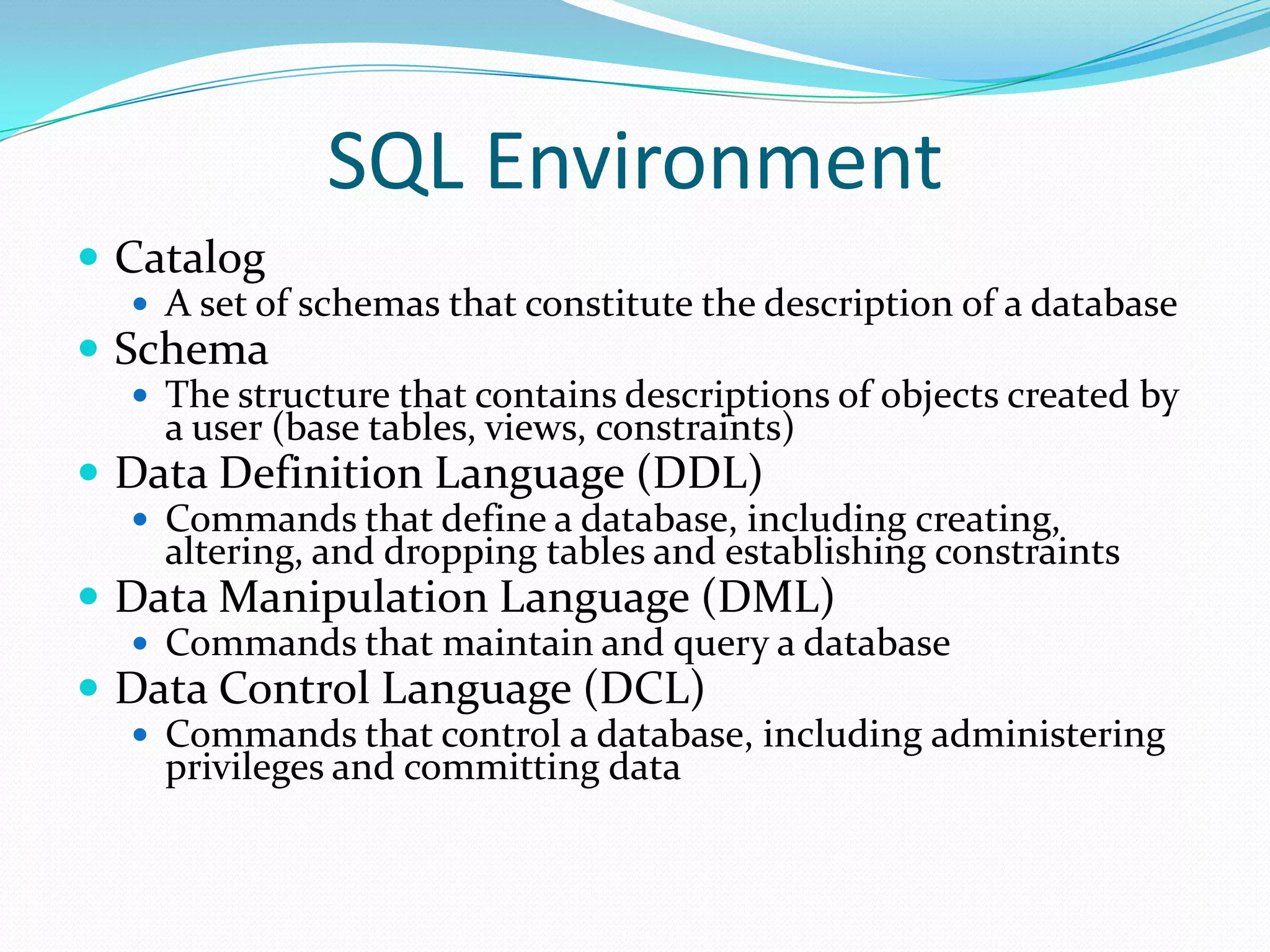Sql database development part 1 | PPT Sql database development part 1 | PPT