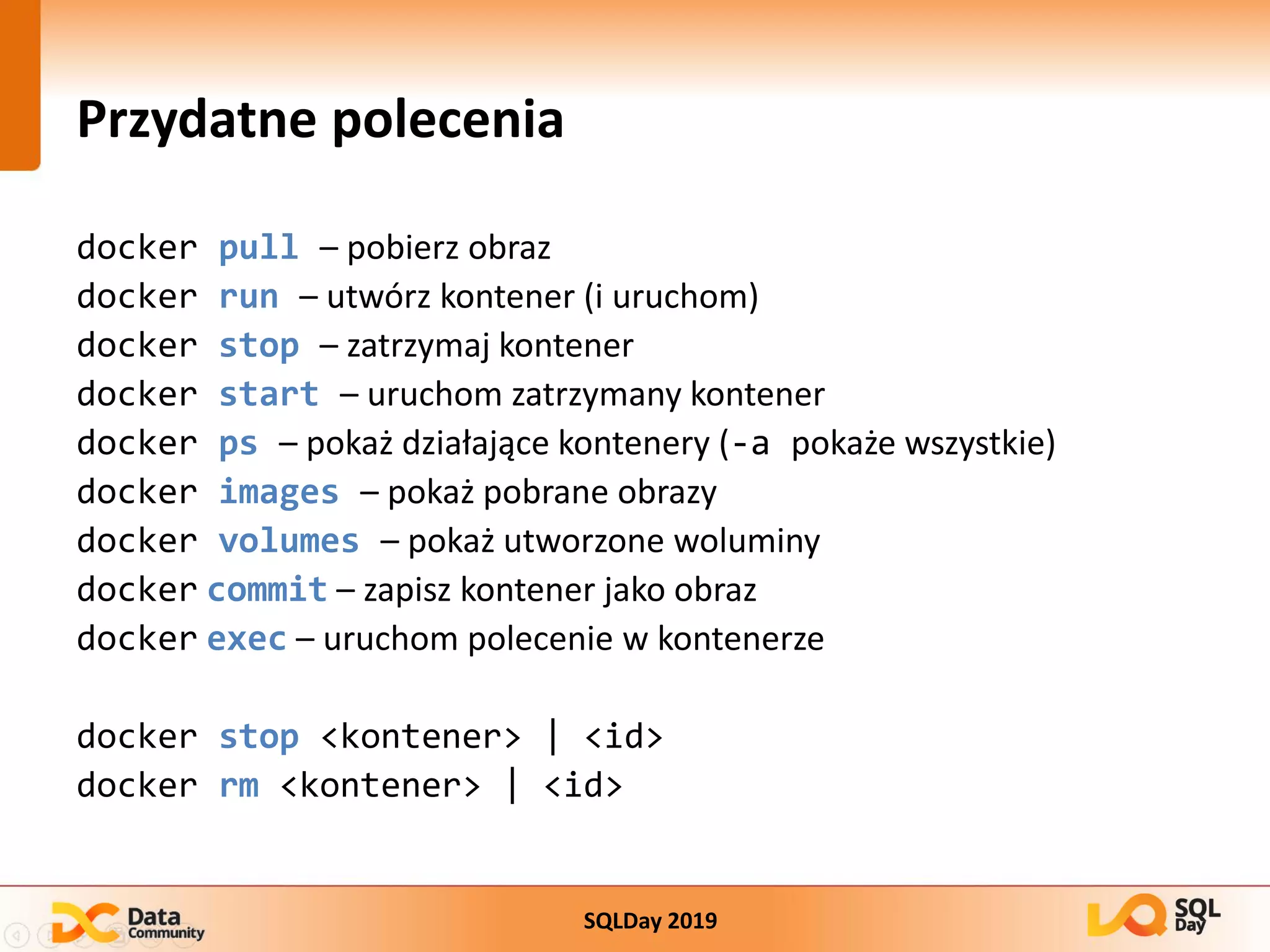 SQL Server + docker - pierwsze kroki | PDF | Databases | Computer Software and Applications