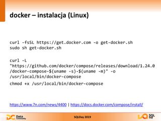 SQL Server + docker - pierwsze kroki | PDF | Databases | Computer Software and Applications